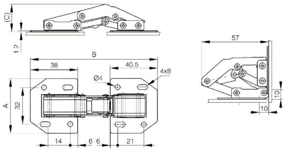 Hinges for concealed assembly | HoKon